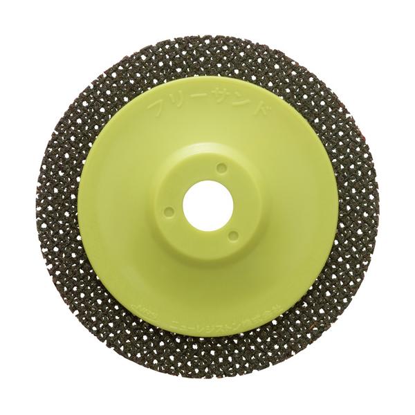 【仕様】●粒度(#)：60●外径(mm)：105●厚さ(mm)：1●穴径(mm)：15●最高使用周速度(m/s)：72(4300m/min)●最高使用回転数(rpm)：13100●最高使用周速度：72m/s(4300m/min)●仕上げ研磨...