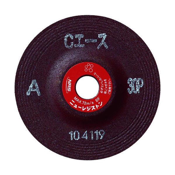 【仕様】●粒度(#)：30●砥材：A●硬度：P●外径(mm)：100●厚さ(mm)：6●穴径(mm)：15●最高使用周速度(m/s)：72●最高使用回転数(rpm)：13750●最高使用周速度：72m/s(4300m/min)【型番】CA1...