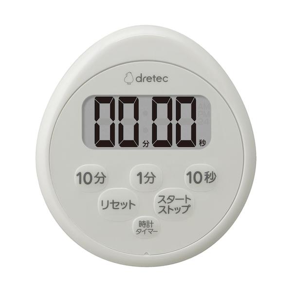 【仕様】●最大計時：99分50秒●最小計時(秒)：10●最小計時(分)：1●幅(mm)：82●奥行(mm)：14●高さ(mm)：90●電源(V)：リチウム電池CR2032●色：ライトグレー●電源：リチウム電池CR2032●防水(JIS C0...