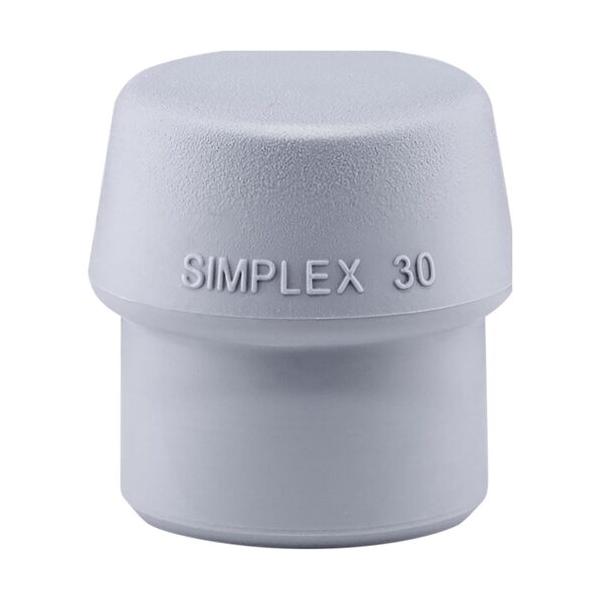【仕様】●頭径(mm)：30長さ x 幅 x 高さ: 35.5 mm x 34 mm x 34 mm●シンプレレックスハンマー用交換ヘッド●一般的なゴム製ハンマーと異なり、このグレー色のインサートは、黒い打痕を残しません。●本インサートは、...