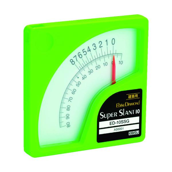 【仕様】●長さ(mm)：100●高さ(mm)：100●厚さ(mm)：12●最小読取値：1°●最小表示：1°●感度：3.00mm/m＝0.1719°●精度：±17.5mm/m＝±1.0°以内●測定範囲：0°〜90°●タイプ：建築用●色：蛍光グ...