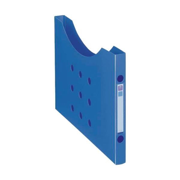 【仕様】●色：ブルー●用紙サイズ：A4判横型(スリムタイプ)●高さ(mm)：25●厚さ(mm)：25●横(mm)：313●縦(mm)：222●規格：A4判横型(スリムタイプ)●背紙差替式●ボックスファイル＜noile＞●PPシート製●PPシ...
