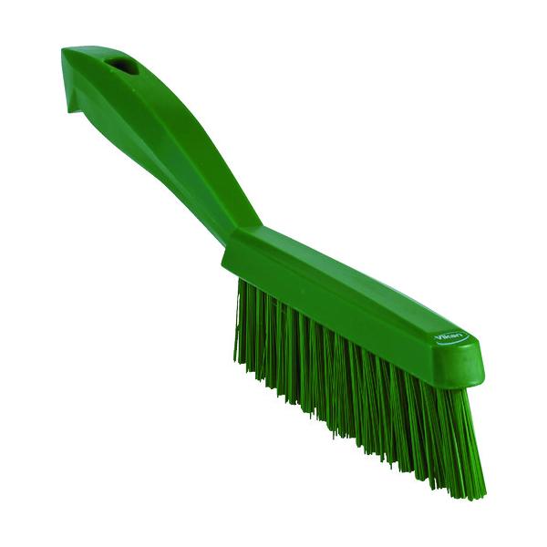 【仕様】●色：グリーン●縦(mm)：290●横(mm)：20●厚さ(mm)：48●耐熱温度(℃)：121℃●毛質：ハード●毛丈(mm)：32●線径(mm)：0.5●柄有/無：有●線径：0.5mm●食品衛生法適合（ポジティブリスト適合）【型番...