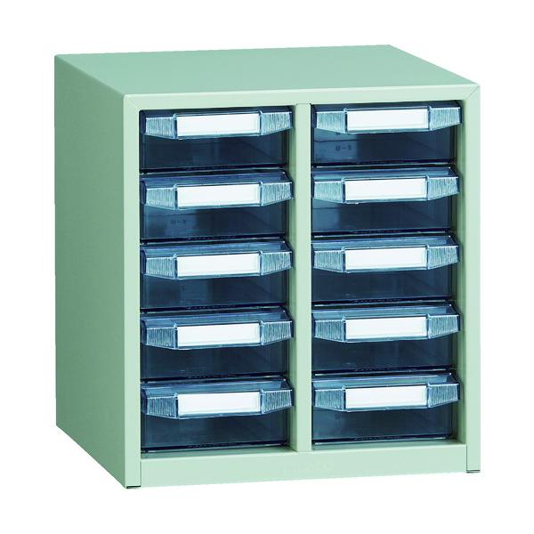 【仕様】●間口(mm)：236●奥行(mm)：235●高さ(mm)：254●最大積載量(kg/台)：20●色：ネオグレー●引出し：B-1 2列5段●引出し色：透明●本体色：ネオグレー【メーカー】トラスコ　/　TRUSCO【型番】B-25　/...