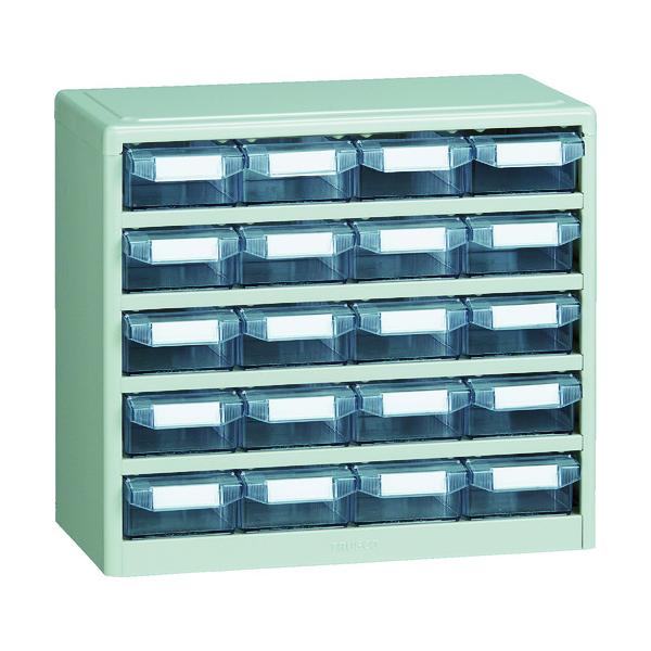 【仕様】●間口(mm)：348●奥行(mm)：181●高さ(mm)：311●最大積載量(kg/台)：20●引出し：C-1 4列5段●引出し色：透明【メーカー】トラスコ　/　TRUSCO【型番】C-45　/　C45【商品コード】5019796...