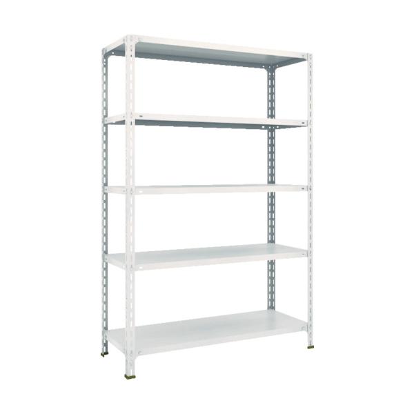 【仕様】●間口(mm)：1215●奥行(mm)：465●高さ(mm)：1804●有効間口(mm)：1126●色：ネオグレー●棚段数(段)：5●均等積載量(kg/段)：100●最大積載量(kg/台)：1000●棚板調整ピッチ(mm)：50●組...