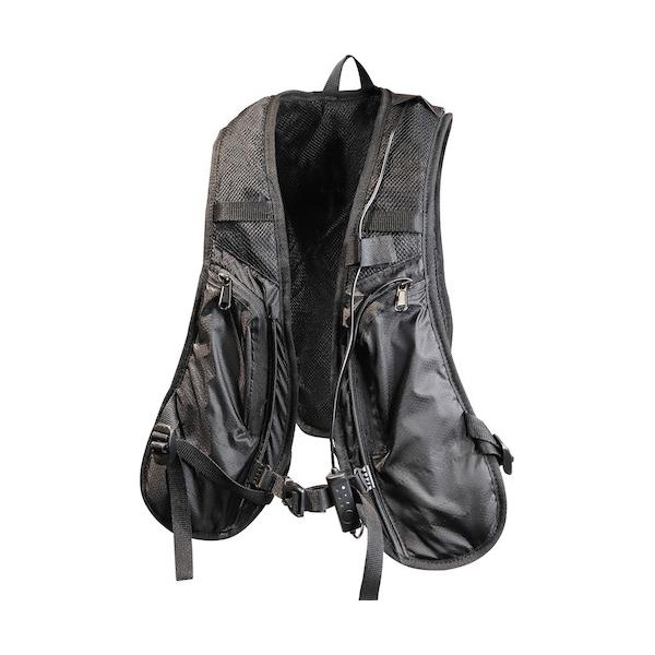 【仕様】●色：黒●着丈(cm)：40●胸囲(cm)：80〜120●肩幅(cm)：29●対応サイズ：フリーサイズ(S〜5L)●モード：強モード／弱モード／ エコモード●冷えの持続時：強90分／弱120分／エコ180分●※室温 30°Cでベスト...