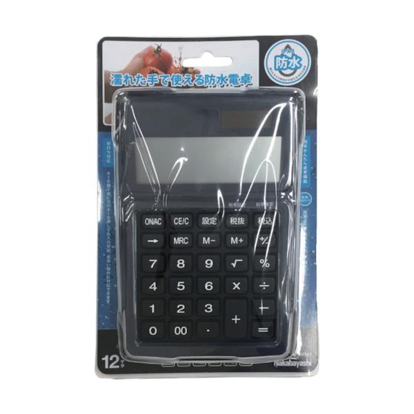 【仕様】●桁数：12●縦(mm)：154●横(mm)：102●厚さ(mm)：39●色：ブルー●本体重量(g)：143●パッケージ形状：ブリスターパック●濡れた手での使用が可能な生活防水機能●※防水等級3級(IPX3)●機能：生活防水(IPX...