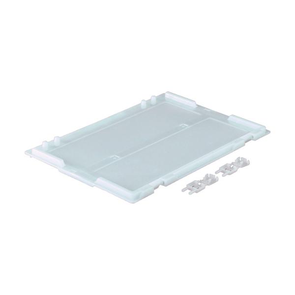 【仕様】●適合コンテナ：TR-S20 (TM)●色：半透明●外形寸法(mm)間口：366●外形寸法(mm)奥行：262●外形寸法(mm)高さ：25●シボ加工：2ヵ所●ジョイント2個付●食品衛生法適合・ポジティブリスト適合【型番】TR-S20...