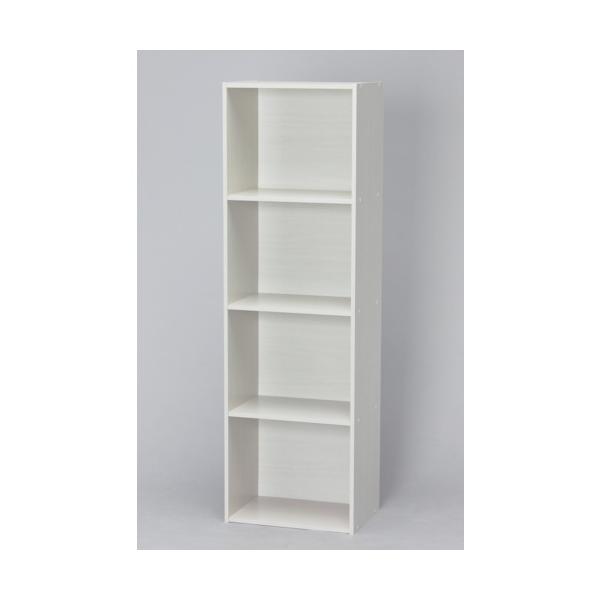 【仕様】●段数(段)：4●色：オフホワイト●外形寸法(mm)間口：414●外形寸法(mm)奥行：290●外形寸法(mm)高さ：1346●有効内寸(mm)間口：390●有効内寸(mm)奥行：275●有効内寸(mm)高さ：320●最大積載量(k...