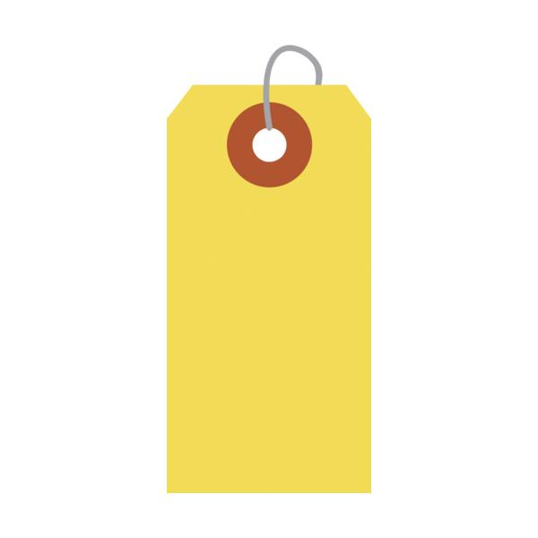 【仕様】●色：黄●内容：50枚×40束●縦(mm)：60●横(mm)：30●厚さ(mm)：1●穴径(mm)：3【型番】25-114　/　25114【商品コード】5242497※お問い合わせの際はこちらの商品コードをお伝えください