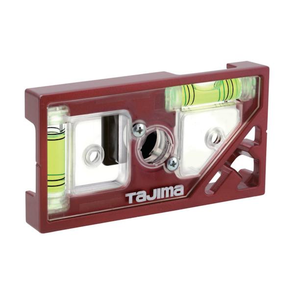 【仕様】●長さ(mm)：93●高さ(mm)：49●厚さ(mm)：21●マグネット：有り●精度：±1.5mm/m=±0.0859°●感度：−●色：クリアレッド●安全ロープ取付環付●気泡管：水平・垂直●マグネット付（マグ力800g）【メーカー】...