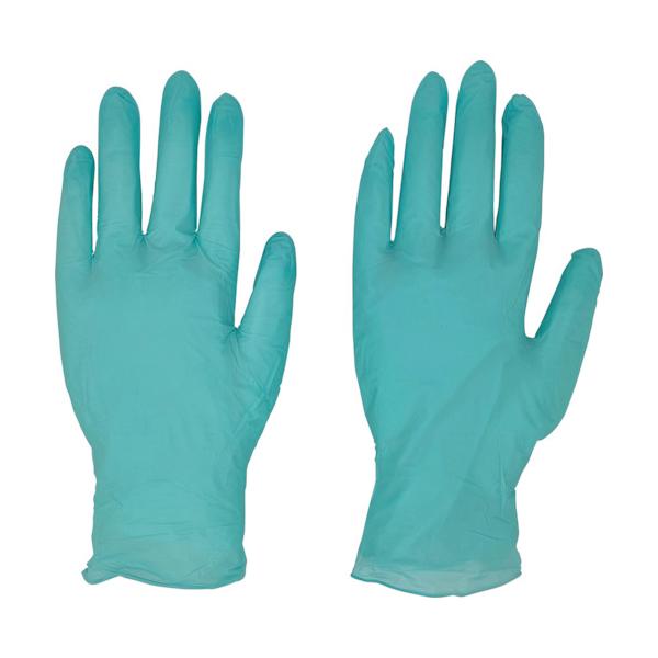 【仕様】●色：パステルグリーン●サイズ：S●全長(cm)：24●手のひら周り(cm)：16.8●厚さ(mm)：0.09●粉(あり・なし)：なし●すべり止め：指先すべり止めあり●食品衛生法：適合●左右の区別：左右兼用●ラテックスフリー●加硫促...