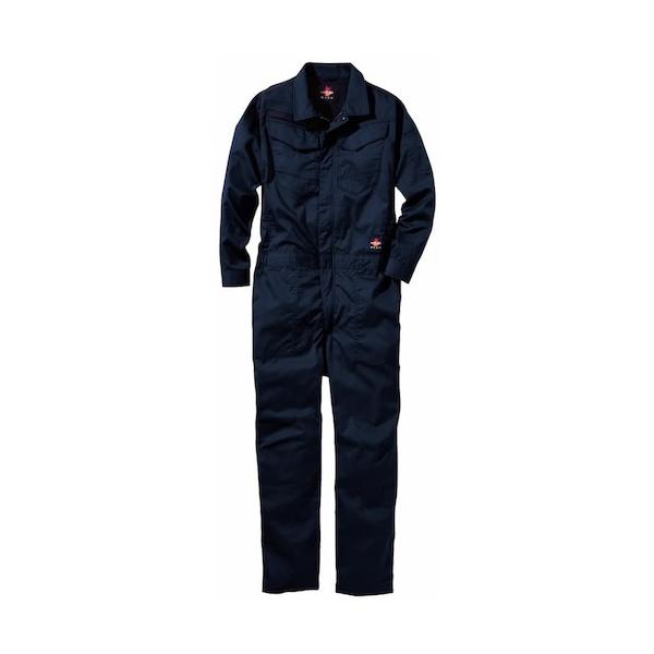 【仕様】●色：ネイビー●サイズ：4L●着丈(cm)：59●胸囲(cm)：140●肩幅(cm)：56●袖丈(cm)：63●総丈(cm)：169●ウェスト(cm)：120●股下(cm)：78●耐炎●耐熱●制電性●消臭テープ【型番】V4288-4...