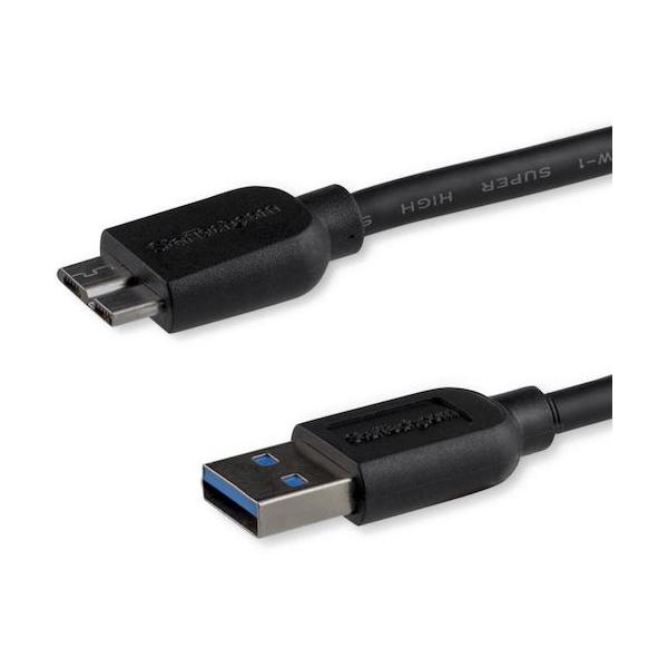 【仕様】●コネクタ形状：コネクタA：USB Type-A（USB 3.0、5 Gbps、9ピン)/コネクタB：Micro Type-B（USB 3.0 SuperSpeed、10ピン)●ケーブル長(m)：0.5●色：ブラック●品質保証期間：...