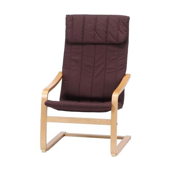 【仕様】●幅(mm)：590●奥行(mm)：770●高さ(mm)：1020●張地：綿35%/ポリエステル65%●色：ブラウン●座高(mm)：340〜400●張地綿35%/ポリエステル65%●座幅(mm)：520●座奥行(mm)：500●背も...