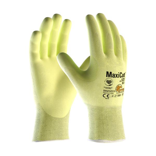 【仕様】●色：イエロー●サイズ：S●全長(cm)：21.0●手のひら周り(cm)：17.2●中指長さ(cm)：6.8●厚さ(mm)：1.1●ゲージ数：15●EN388 2016規格：4442C●EN388 2003規格：4542●すべり止め...