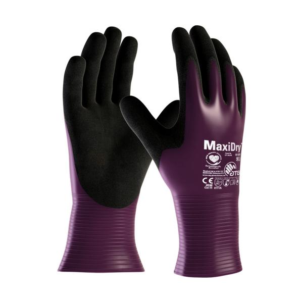 【仕様】●色：パープル/ブラック●サイズ：M●全長(cm)：25●手のひら周り(cm)：22.0●中指長さ(cm)：8.2●厚さ(mm)：1.0●すべり止め：あり●EN388 2016規格：4111A●EN388:2016 4111A●EN...