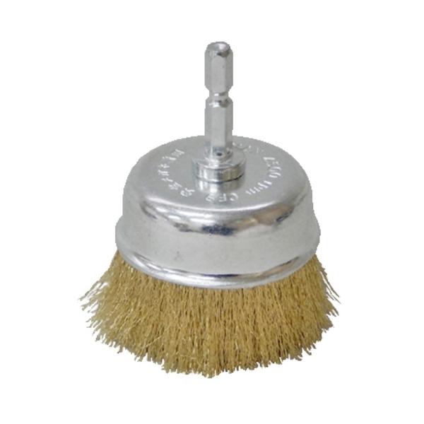 【仕様】●線径(mm)：0.15●毛材：真鍮●外径(mm)：65●軸径(mm)：六角軸（対辺6.35）●適正回転数(rpm)：2000【型番】NO.4111H2【商品コード】5460114※お問い合わせの際はこちらの商品コードをお伝えください