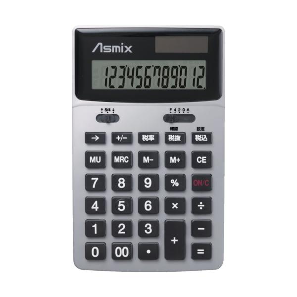 【仕様】●桁数：12●縦(mm)：172●横(mm)：106●厚さ(mm)：25●色：シルバー●ソーラー＋アルカリボタン電池（LR1130×1個）【型番】C1251S【商品コード】5522367※お問い合わせの際はこちらの商品コードをお伝え...