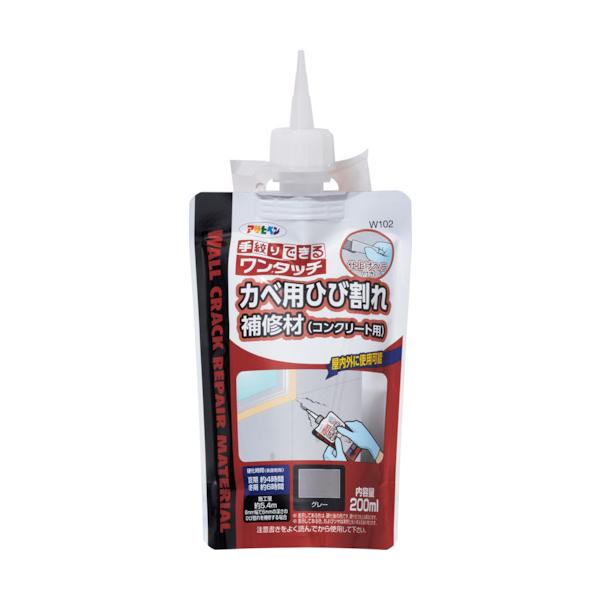 【仕様】●色：グレー●施工面積(［［Ｍ２］］)：6mm幅で6mm深さのひび割れ補修時、約5.3m●硬化時間(20℃)：夏期／約4時間　冬期／約6時間●容量(ml)：200●樹脂モルタル【型番】313126【商品コード】5547357※お問い...
