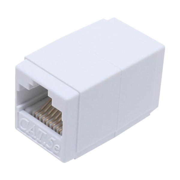 【仕様】●色：ホワイト●幅(mm)：14.5●奥行(mm)：29.5●高さ(mm)：16.1●カテゴリ：カテゴリ5e●コネクタ：RJ45、8極8芯、ストレート全結線、UTP●規格：カテゴリー5e準拠●最大延長距離：2本合計50mまで※規格対...