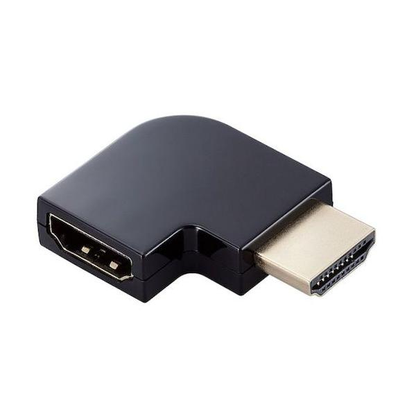 【仕様】●色：ブラック●コネクタ形状：HDMI(タイプA)ポート-HDMI(タイプA)プラグ 右向き●対応解像度：4K×2K(60p)対応 ※接続するケーブルの仕様によっては解像度が落ちたり映像が正常に映らなかったりする場合があります。●対...
