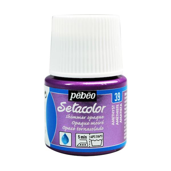 【仕様】●色：アメジスト●手描きやステンシルに適した布専用水性アクリル絵具。●濃色生地にも描けて、鮮やかな発色。● キラキラとした上品な光沢色です。●不透明色 【濃色・淡色生地用】 黒や赤、紫などの濃い色にも美しく発色します。●塗布面が乾燥...