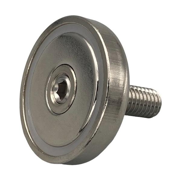 【仕様】●吸着力(N)：196.1●外径(mm)：25●高さ(mm)：15●磁石径(mm)：18●取付ねじ：並目●ねじ径：M5●六角部対辺(mm)：2.5●ねじ長さ(mm)：7●S(mm)：2.5●L(mm)：15【型番】NMYM25-15...