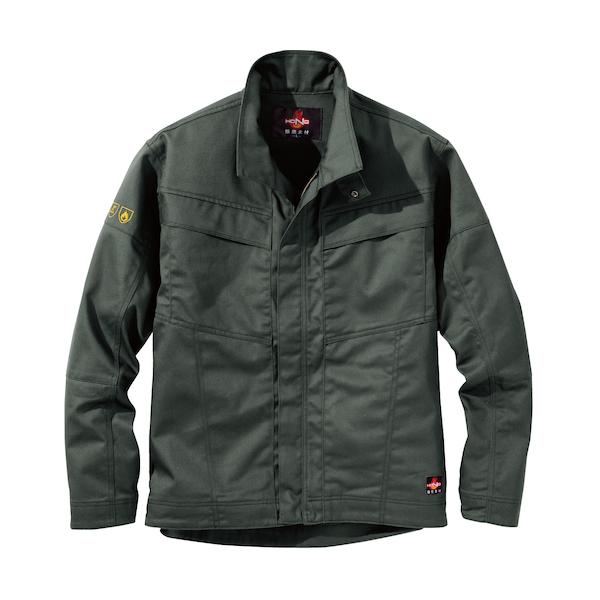 【仕様】●色：カーキ●サイズ：LL●着丈(cm)：70●適合胸囲(cm)：122●肩幅(cm)：51●胸囲(cm)：122袖丈(cm)：61●耐炎●耐熱●制電性●JIS 規格適合●安全設計●消臭テープ【型番】4403-LL-38　/　440...