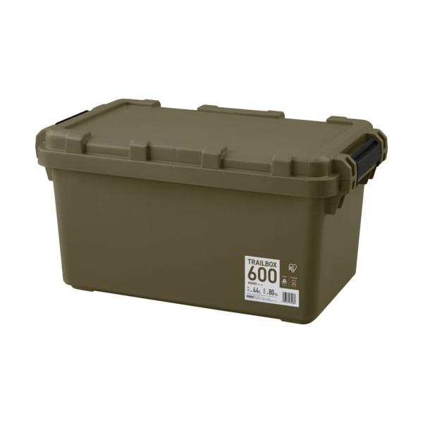 【仕様】●容量(L)：44●色：カーキ●外形寸法(mm)間口：637●外形寸法(mm)奥行：372●外形寸法(mm)高さ：328●有効内寸(mm)間口：498●有効内寸(mm)奥行：267●有効内寸(mm)高さ：272●耐荷重(kg)：80...