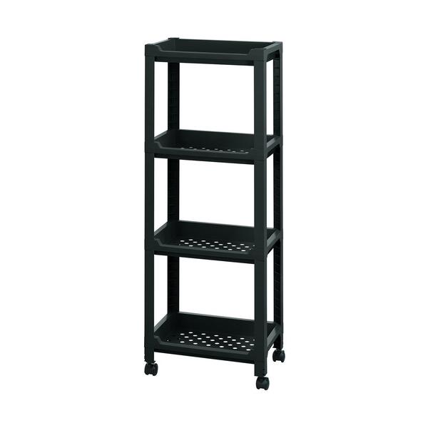 【仕様】●耐荷重(kg)：8●段数(段)：4●色：ブラック●外形寸法(mm)間口：337●外形寸法(mm)奥行：219●外形寸法(mm)高さ：931●1段あたり耐荷重：2kg【型番】017402【商品コード】5936735※お問い合わせの際...