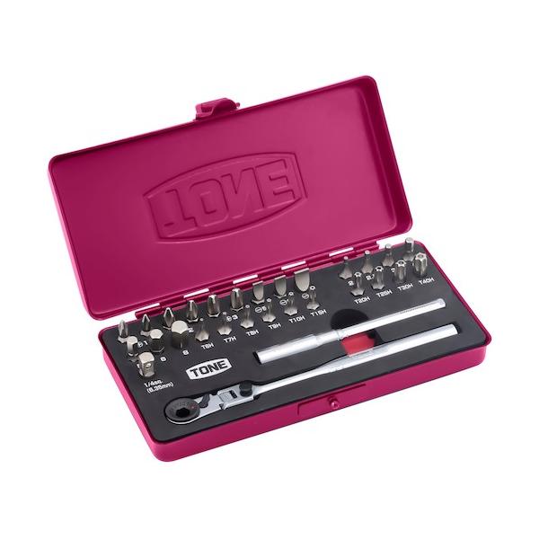 【仕様】●セット内容(点)：29●ビットラチェットセット（ラズベリー）【型番】BRFS27RB【商品コード】6090364※お問い合わせの際はこちらの商品コードをお伝えください