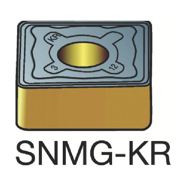 【仕様】●チップ形状：正方形●勝手：勝手なし●チップサイズ：12●iC：12.7●s：4.7625●re：1.6●l：12.7●コーティング超硬チップ【型番】SNMG 12 04 16-KR 3215　/　SNMG120416KR【商品コー...