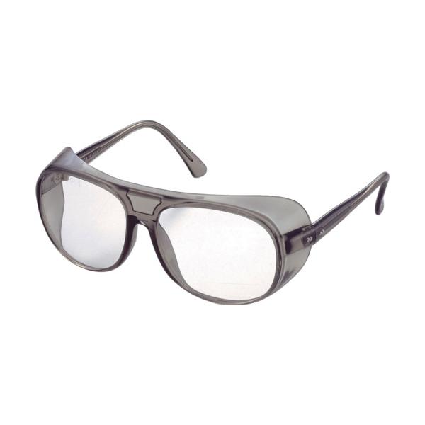 【仕様】●レンズ色：クリア●テンプル色：スモーク●フレーム色：スモーク●幅(mm)：146●高さ(mm)：55●長さ(mm)：162●レンズ厚(mm)：約2●防曇加工：○●UVカット：○●マスク併用可否：○●適合機種：JIS●スモーク色アイ...