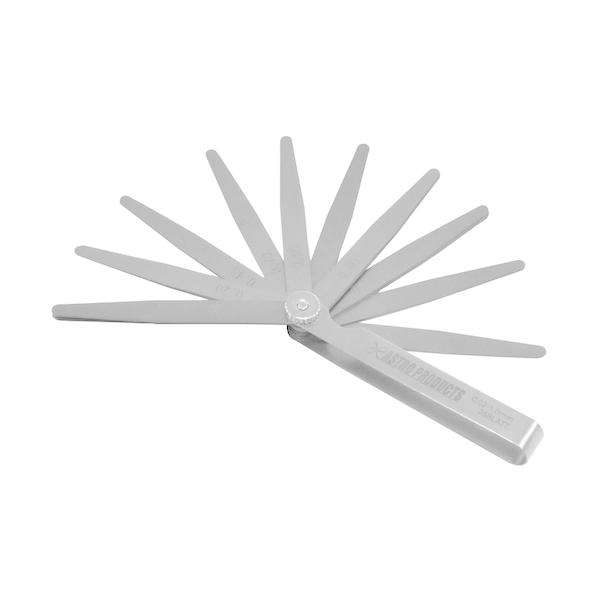 【仕様】●測定範囲(mm)：0.02〜1.0●最小表示(mm)：0.02●リーフ長(mm)：100●先端リーフ幅(mm)：5●最大リーフ幅(mm)：10●リーフ形状は先端が細くなっているＢ型仕様●リーフの取り外し可能【型番】20010000...