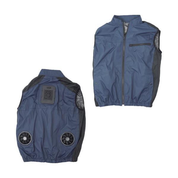 【仕様】●色：ネイビー●サイズ：3L●着丈(cm)：70●胸囲(cm)：126●肩幅(cm)：50●サイズ(mm)：126●冷却プレート温度（周囲温度より）：-10〜-13℃（強）、-8〜-10℃(弱)、-13〜-16℃（ペルチェのみ）（使...