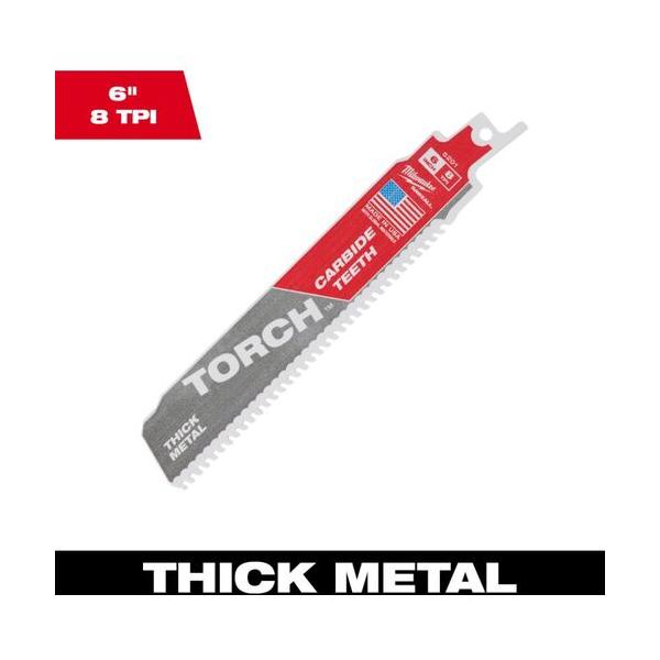 【仕様】●本体寸法(mm)：152●素材：カーバイド●厚さ(mm)：1.3●長さ(mm)：152●TPI： 8●入り数：1本●ステンレス管、鋳鉄管の切断に最適【メーカー】ミルウォーキー　/　Milwaukee【型番】48-00-5201　/...