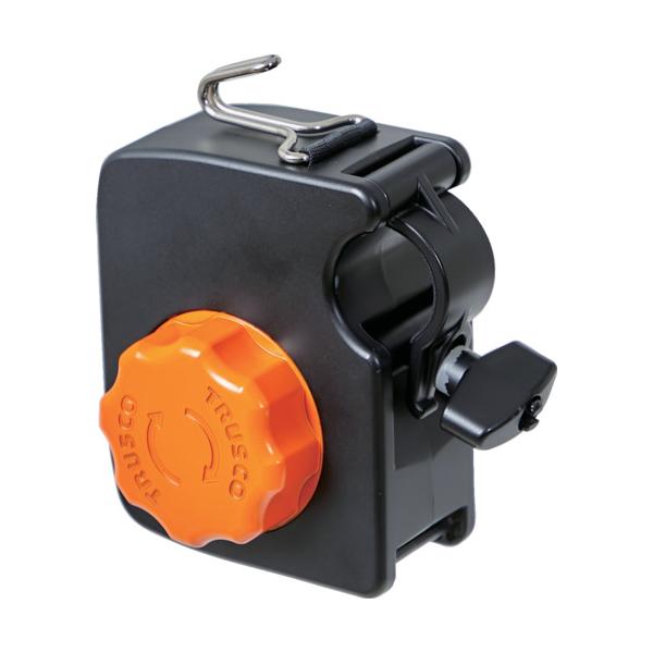 【仕様】●適合機種：ハンドル直径22mmから34mmまでの樹脂台車●色：本体:黒、荷締ハンドル部:オレンジ●奥行(mm)：96●間口(mm)：122●厚さ(mm)：70●ベルトサイズ幅(mm)：32●ベルトサイズ長さ：約3m●ベルトサイズ厚...