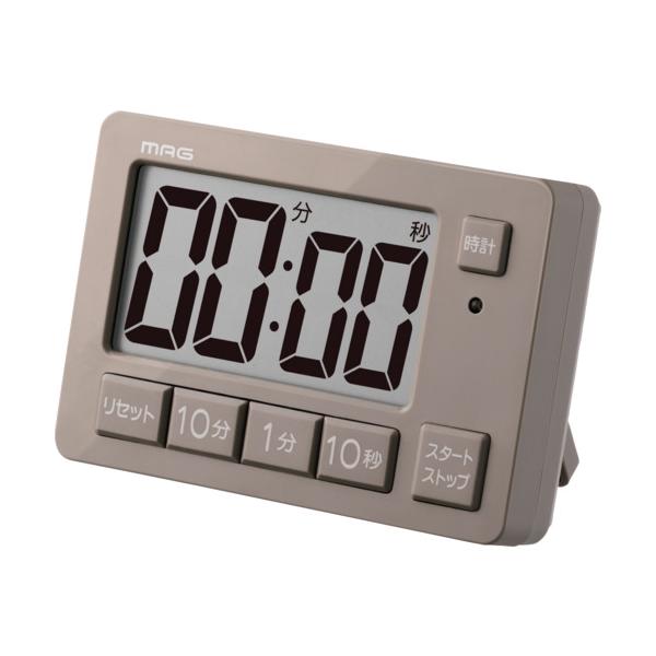 【仕様】●最大計時：99分59秒●最小計時(秒)：10●最小計時(分)：1●幅(mm)：95●奥行(mm)：25●高さ(mm)：65●電源(V)：単四形乾電池×2●色：ベージュ●カウントダウンタイマー(99分50秒)、カウントアップタイマー...