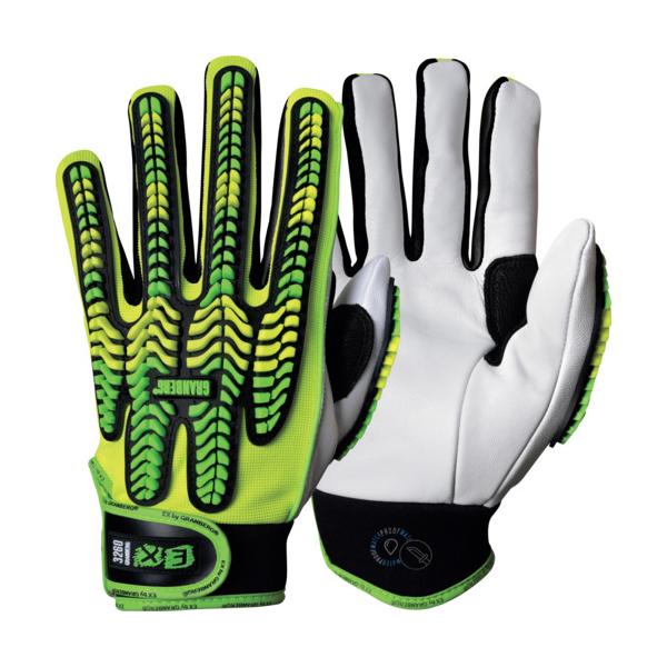 【仕様】●色：グリーン/ホワイト●サイズ：S●全長(cm)：21.5●手のひら周り(cm)：19●中指長さ(cm)：8.2●厚さ(mm)：2.2●EN388 2016規格：2X32DP●耐切創レベル：XD●ANSI/ISEA 138-201...