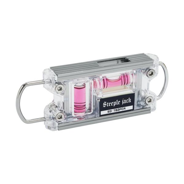 【仕様】●マグネット：有●気泡管種類：4本線アクリル気泡管●感度(mm/m=°)：0.5=0.0286●精度(mm/m=°)：±1.0=±0.0573以内●マグネット数(個)：1●気泡管カラー：赤●本体カラー：パールコバルト【型番】ED-T...