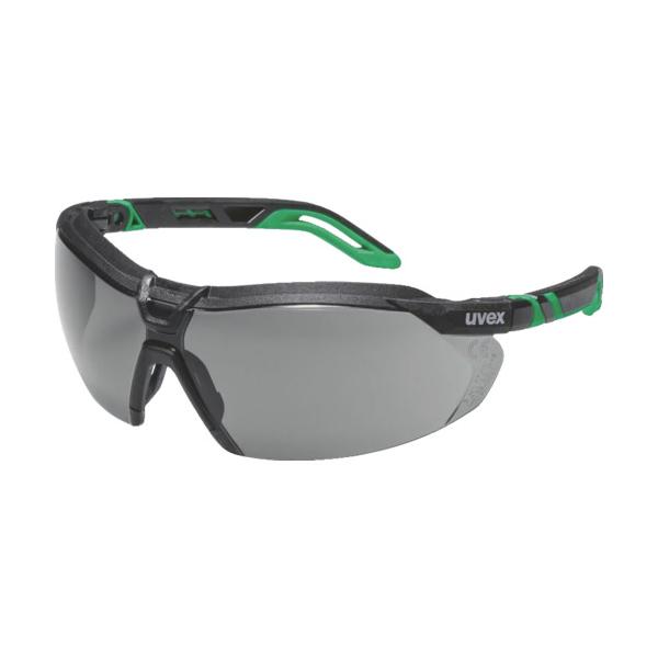 【仕様】●レンズ色：グレー●テンプル色：ブラック×グリーン●幅(mm)：150●高さ(mm)：60●長さ(mm)：58●遮光度：#1.7●適合規格：EN 166：2001/EN 169：2001●コーティング：infradur plus●防...