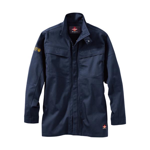 【仕様】●色：ネイビー●サイズ：3L●着丈(cm)：80●肩幅(cm)：51●胸囲(cm)：122袖丈(cm)：63●耐炎●耐熱●制電性●JIS 規格適合●安全設計●消臭テープ【型番】4407-3L-1　/　44073L1【商品コード】67...