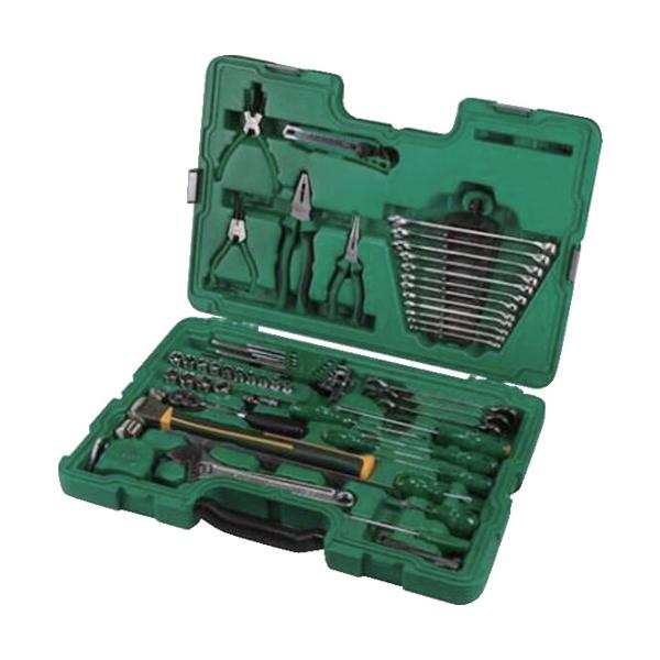 【仕様】●ケース寸法(mm)間口：535●ケース寸法(mm)奥行：345●ケース寸法(mm)高さ：100●セット内容(点)：58●ケース色：緑●差込角(mm)：9.5【型番】ST09516SJ【商品コード】6793523※お問い合わせの際は...