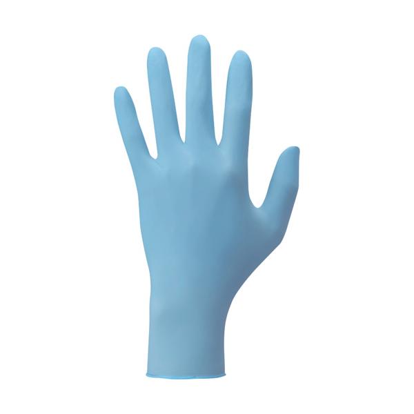 【仕様】●色：ブルー●サイズ：L●全長(cm)：24●手のひら周り(cm)：21●中指長さ(cm)：8.3●厚さ(mm)：0.11以上●ASTM F 739(JIS T 8116)試験データ有無：有●すべり止め：指先ありJIS T 8116...