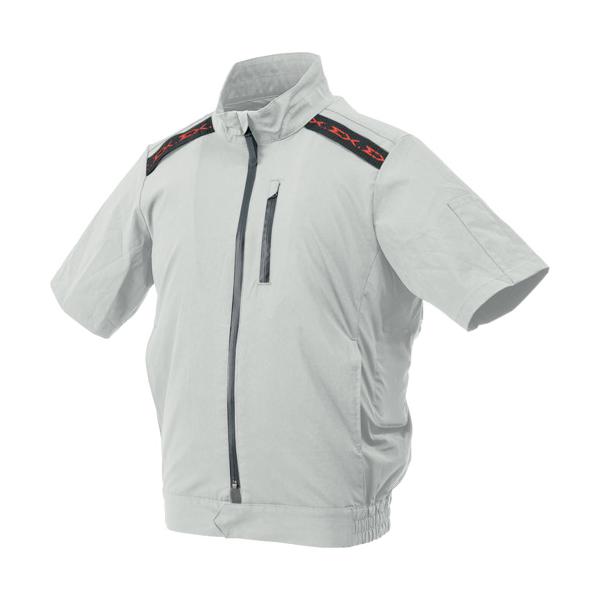 【仕様】●色：シルバーグレー●サイズ：L●着丈(cm)：68●胸囲(cm)：118●肩幅(cm)：47●冷却ファン有無：無●タイプ：半袖袖丈(cm)：28●襟元に風クール（樹脂版）付。【型番】33700534【商品コード】6828388※お...