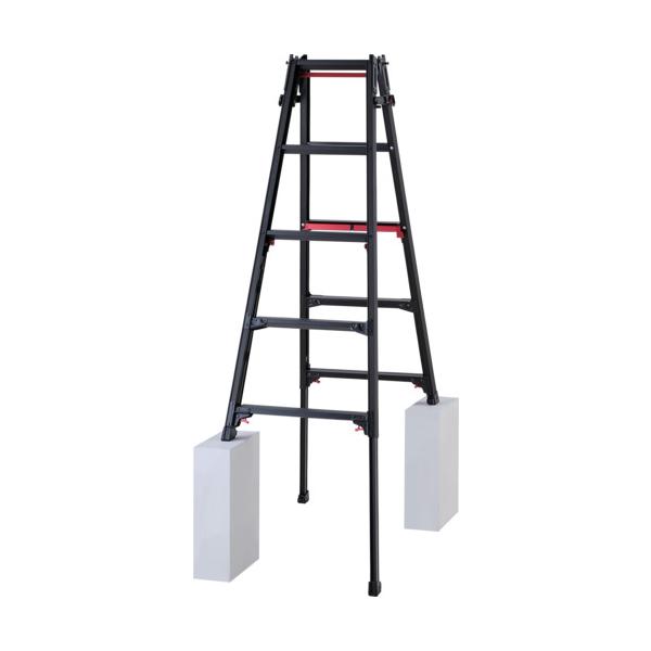 【仕様】●最大使用質量(kg)：100●天板高さ(m)：1.31〜1.76●はしご全長(m)：2.76〜3.69●天板寸法(mm)：278×167●踏ざん間隔(mm)：298●踏ざん踏面幅(mm)：60●収納時寸法(mm)幅：550●収納時...