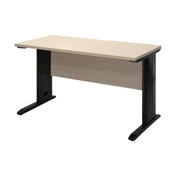 【仕様】●間口(mm)：1200●奥行(mm)：600●高さ(mm)：700●色：ナチュラル天板×黒脚●天板色：ナチュラル●タイプ：平机●天板耐荷重：約40kg(均等荷重)●配線収納機能●組立式(2人以上で約25分)要プラスドライバー【型番...