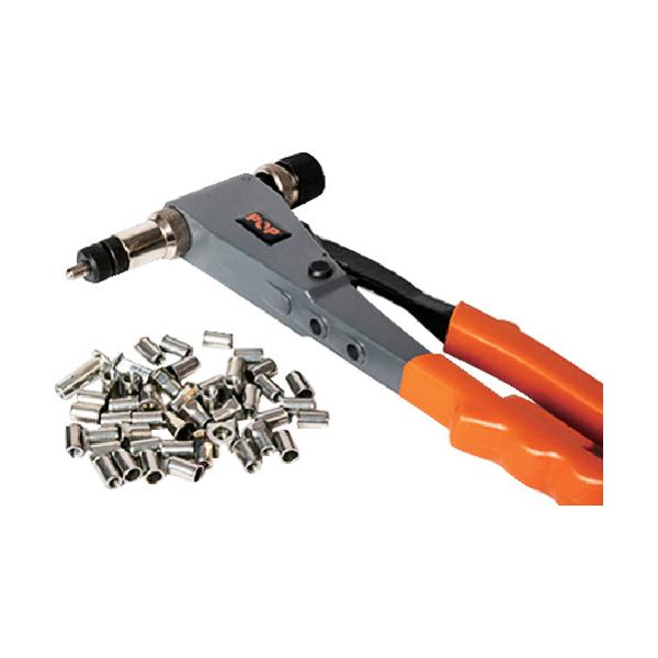 【仕様】●全長(mm)：250●適合ナット径(mm)ステンレス：M4、M5●適合ナット径(mm)スチール：M3〜M5●適合ナット径(mm)アルミ：M3〜M6●付属品：M3〜M5マンドレル●プライヤ式【型番】PNT110X【商品コード】685...